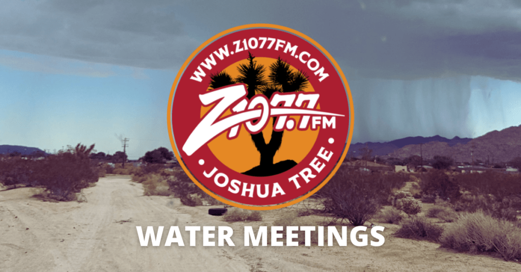 Wednesday Water Round-Up for February 5th - Z107.7 FM Joshua Tree